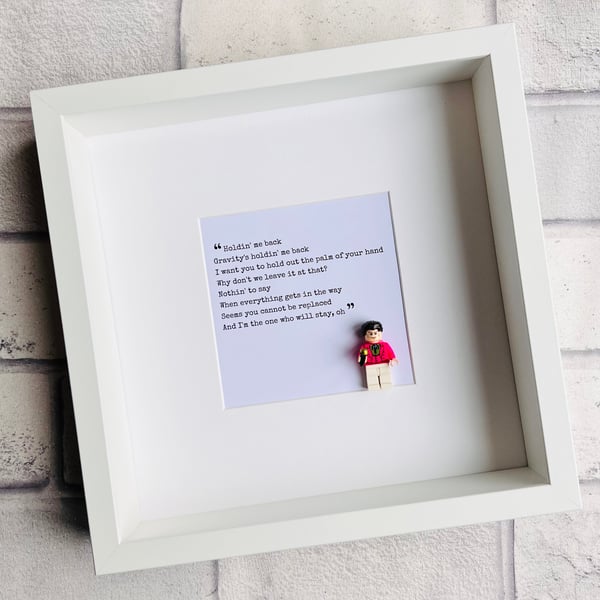 Harry Styles Lego Minifigure Frame - Folksy