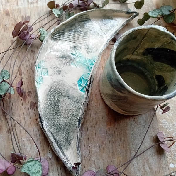 the tipsy moth pottery on Folksy