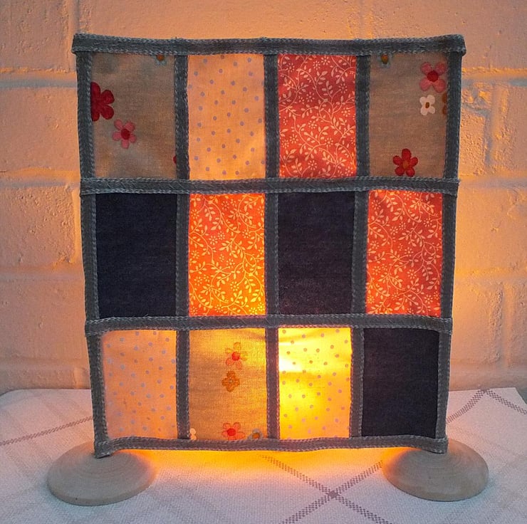Patchwork Candle Shade Screen - Folksy