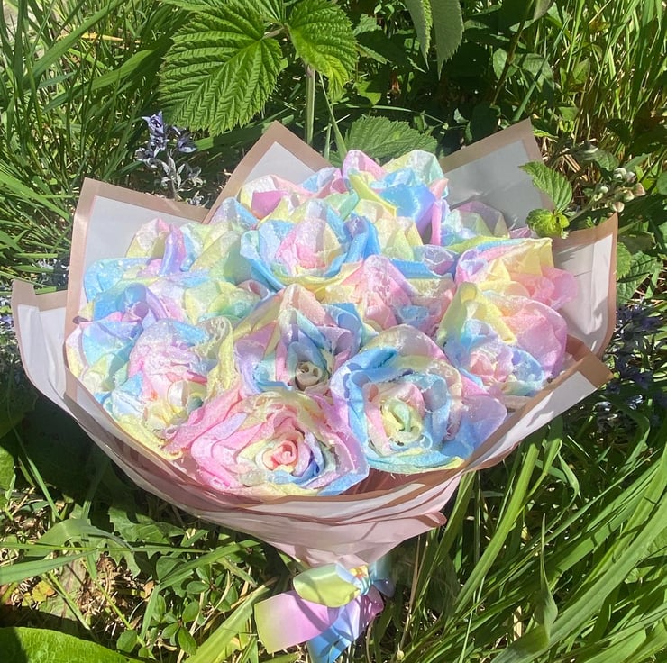 DIY Eternal Rose craft gift set 16 Count - Folksy