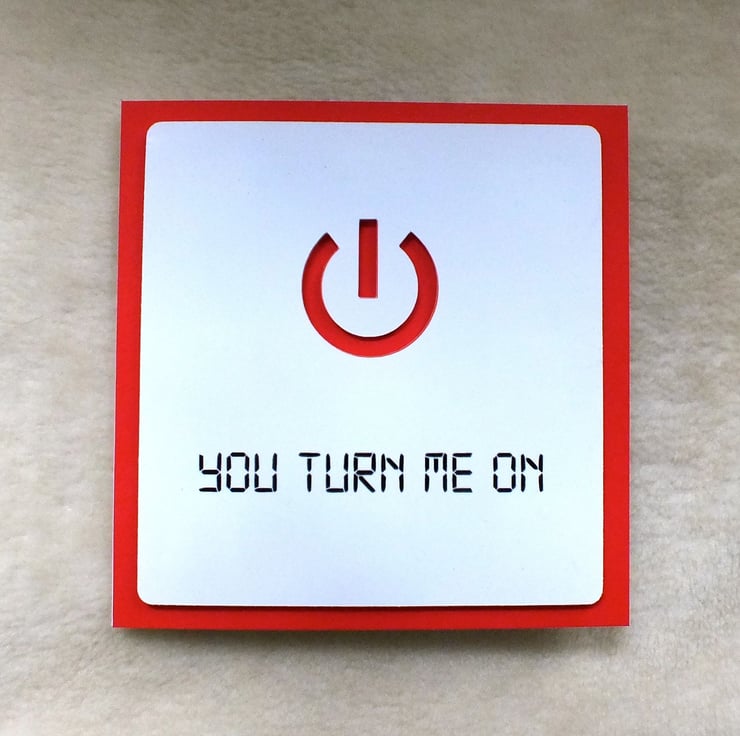 Handmade Tech Lover's Valentine's Day Card - Folksy