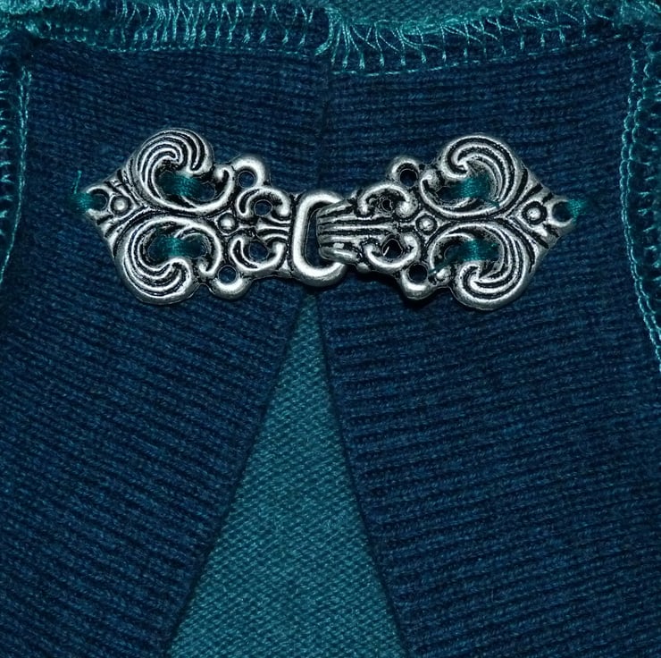 Upcycled Shrug with Long Hood and Bell Bottom ... - Folksy