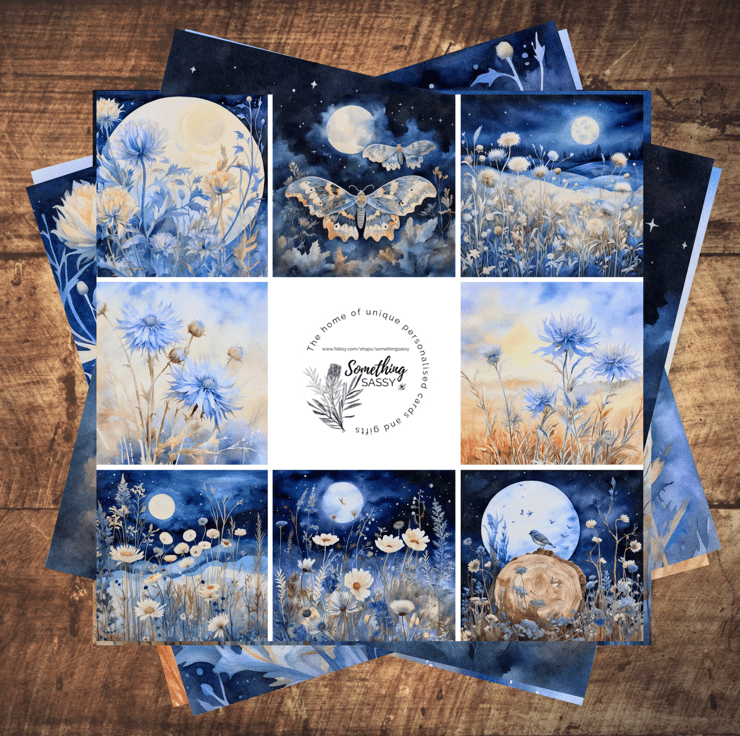 Cornflower Cards - Box Set of 8 different desi... - Folksy