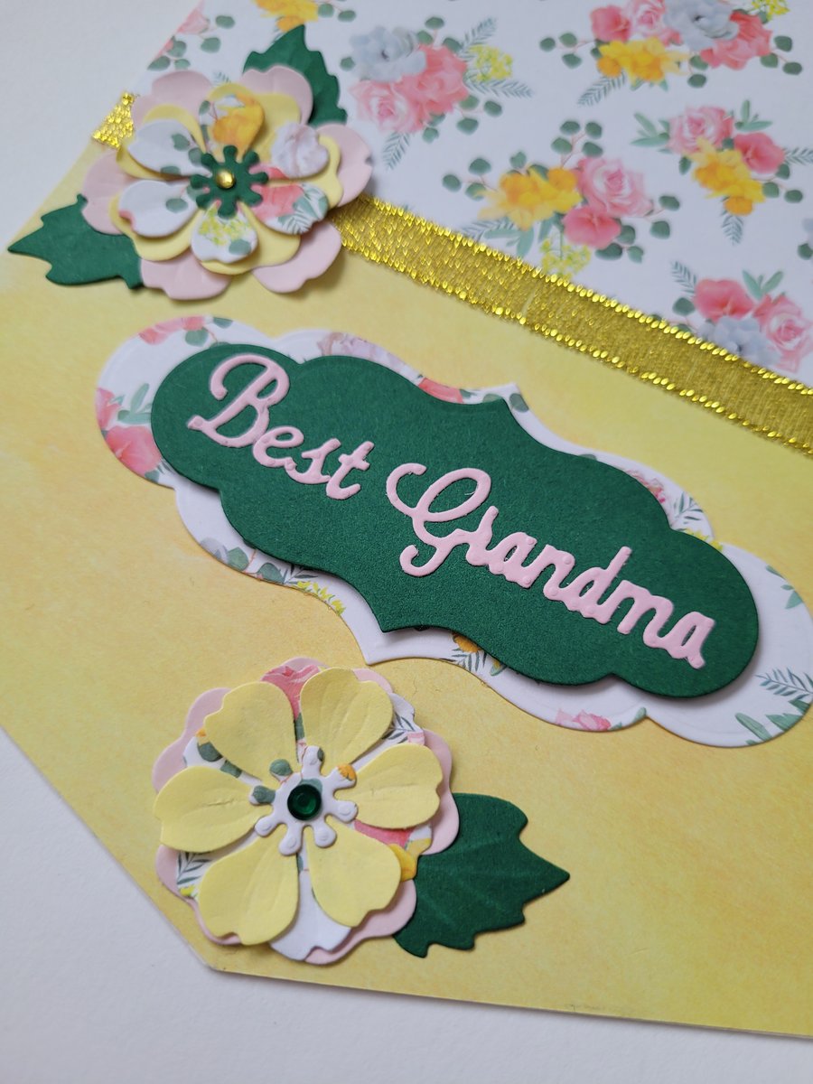 Best Grandma card alternative hanging decoration - Folksy