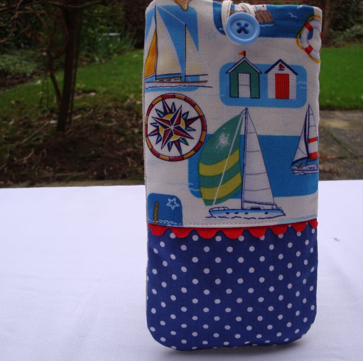 Handmade Cotton and Linen Glasses case - sun g... - Folksy