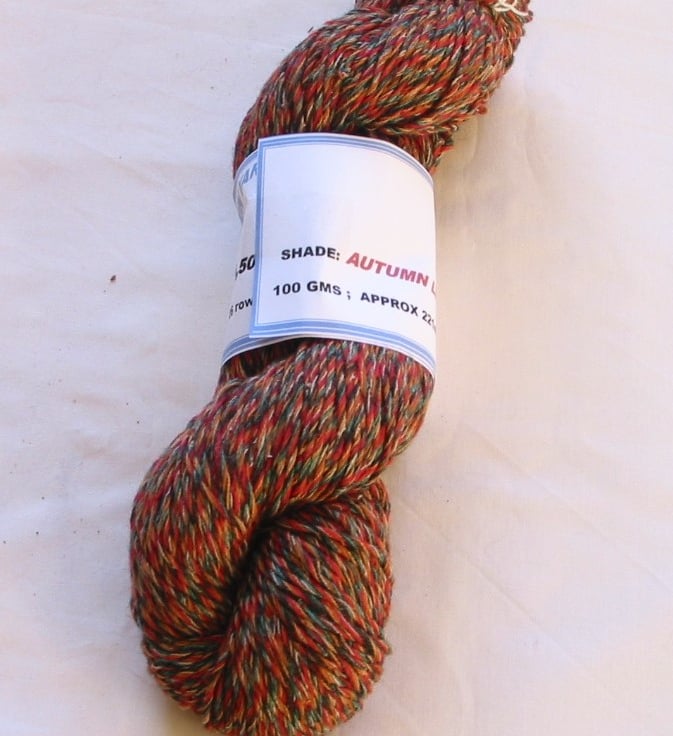 Hand plied Scottish Yarn 'Autumn Leaves' - Folksy