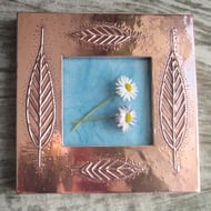 Handmade Copper Frame, Leaf Design - Folksy