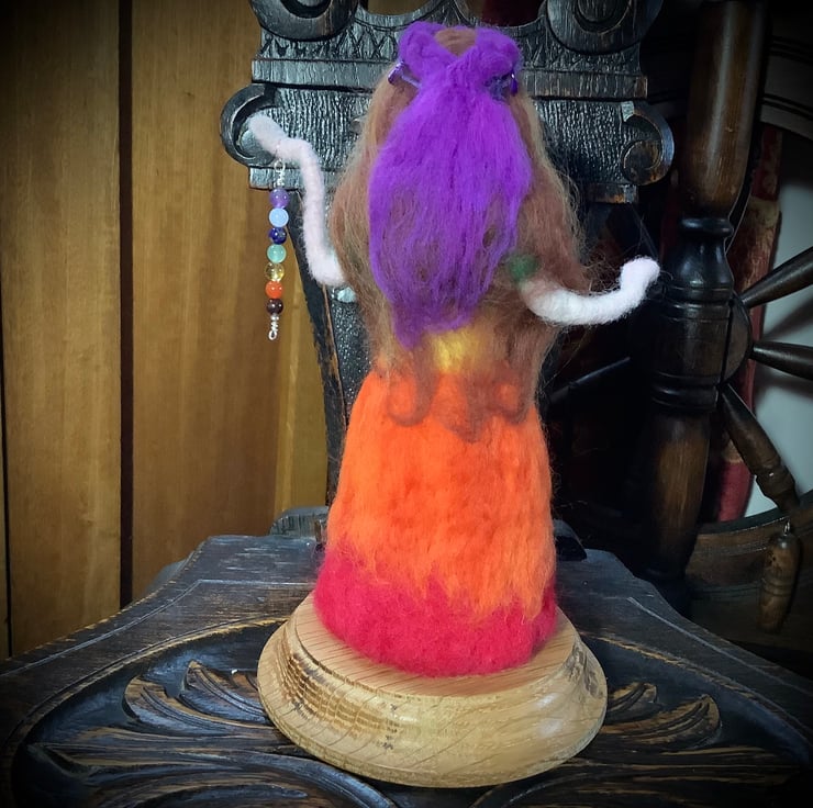 Needle Felted Chakra Mother-of-All - Folksy