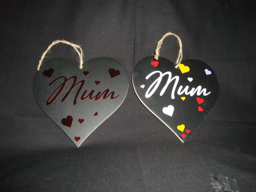 Heart plaque - Folksy