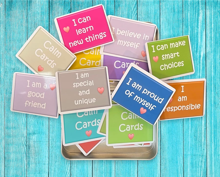 Calm Cards for Children, positive quotes for ch... - Folksy