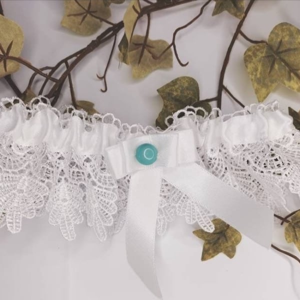 Wedding garter. Wedding accessories. Wedding. H... - Folksy