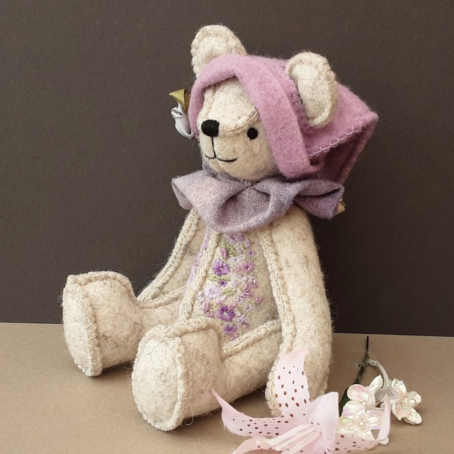 Collectable teddy bear, handmade UK designed OO... - Folksy