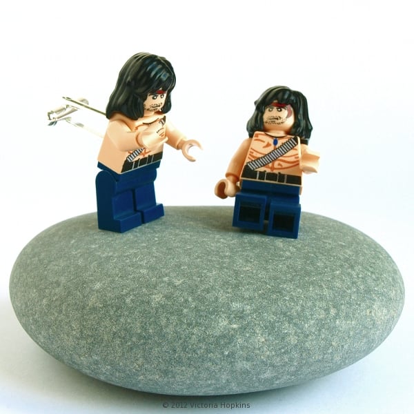 Rambo Lego Cufflinks - Folksy