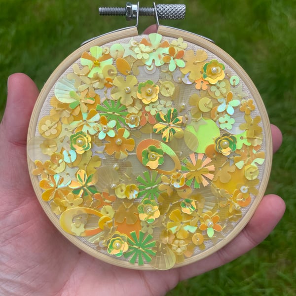 Sequin sun catcher - Folksy