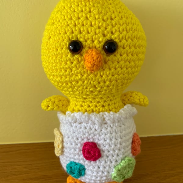 Crochet Easter Chick Handmade Chick Amigurimi c... - Folksy