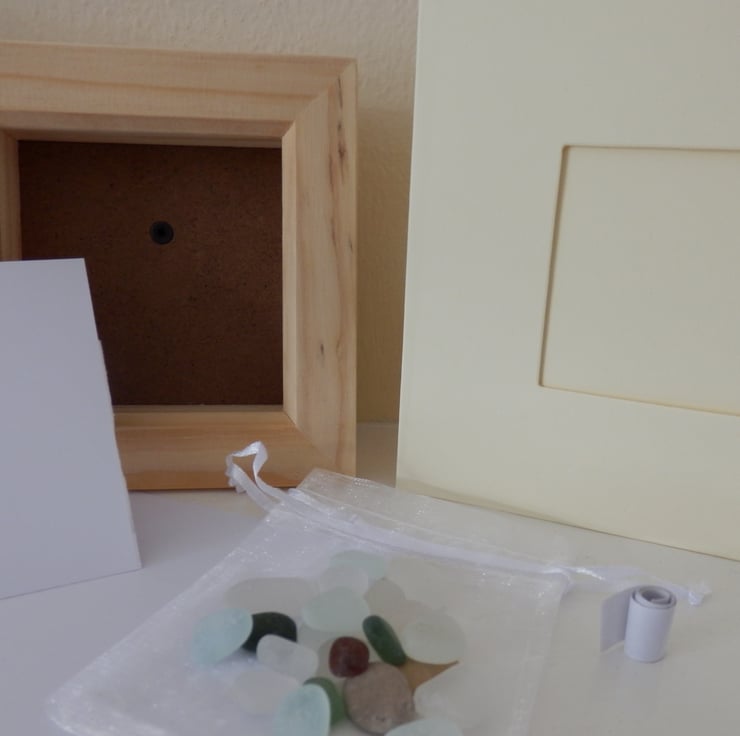 Make your own Sea Glass Picture and Card - DIY ... - Folksy