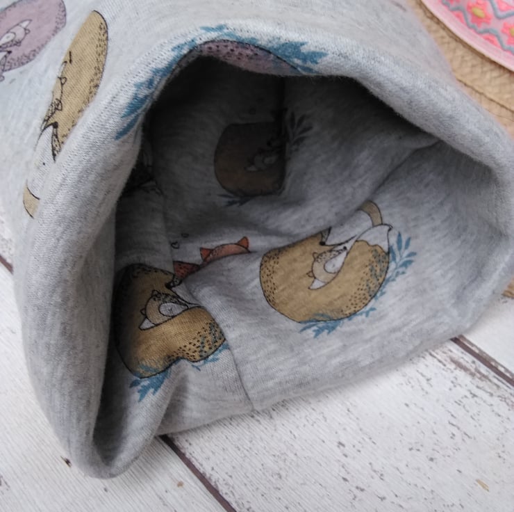 Dog Snood Medium Fox Print - Folksy