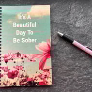 Sobriety Notebook - Folksy