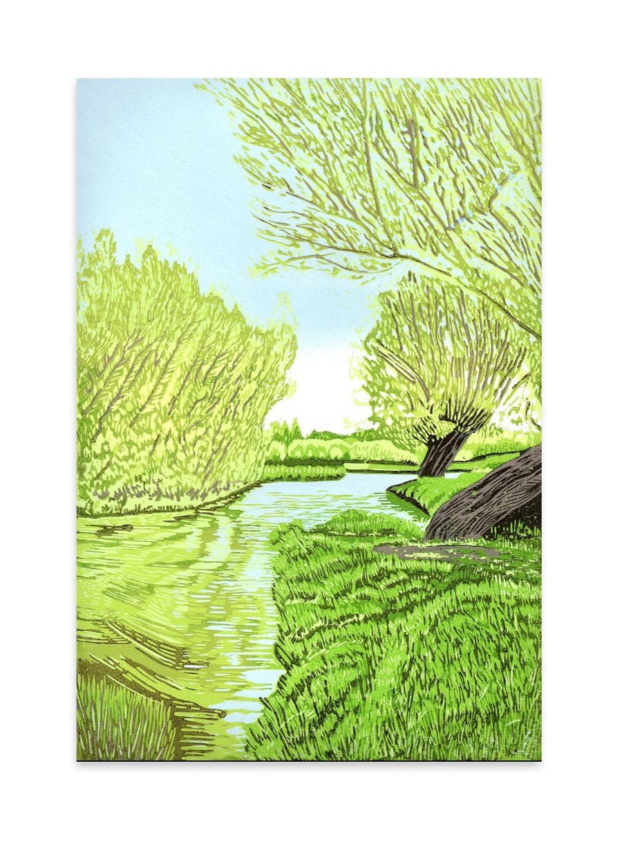 Willows and River - Folksy