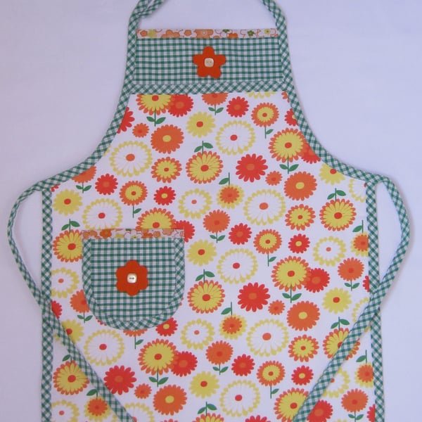 Felt Flower Apron - Folksy