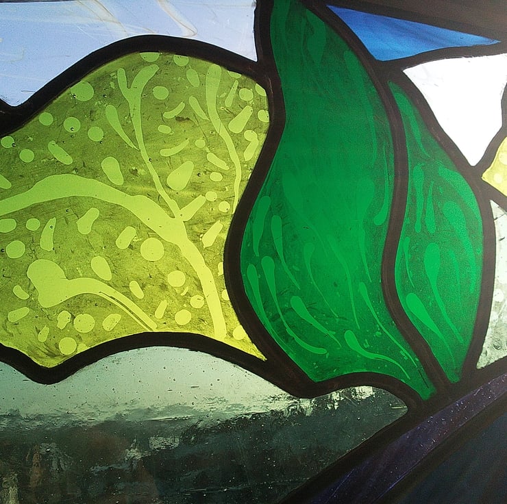 Stained Glass Panel - River Walk - Folksy
