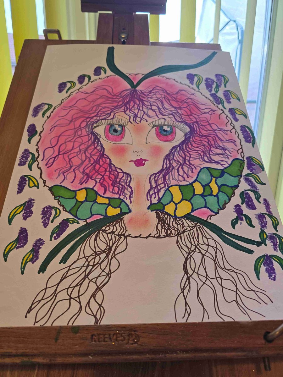 Fairy Drawing - Folksy