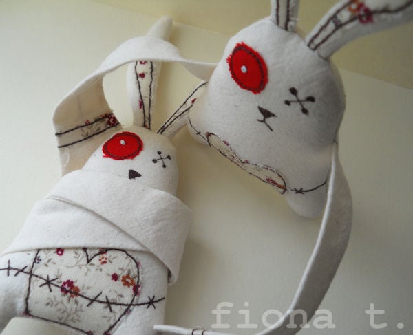 zombie rabbits - Folksy