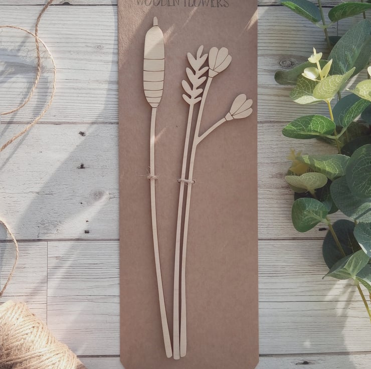 Paint Your Own Wooden Plants, Forever Flowers, ... - Folksy