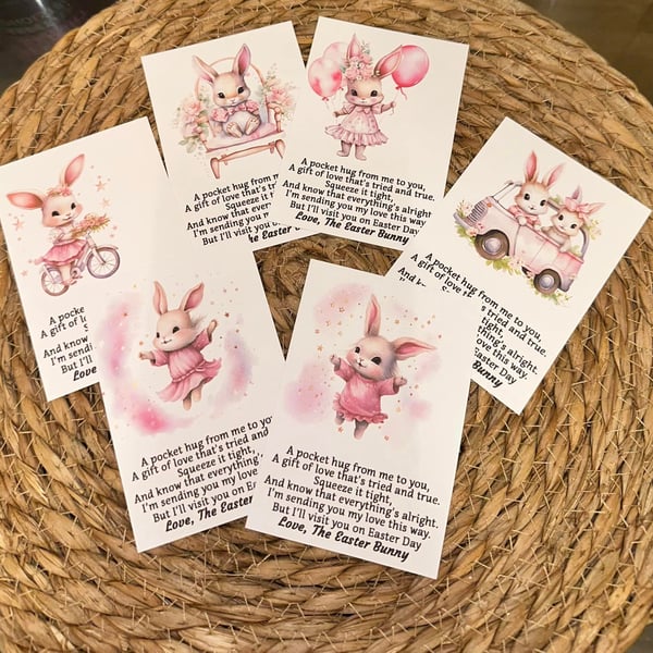 Backing cards for pocket hugs - Folksy