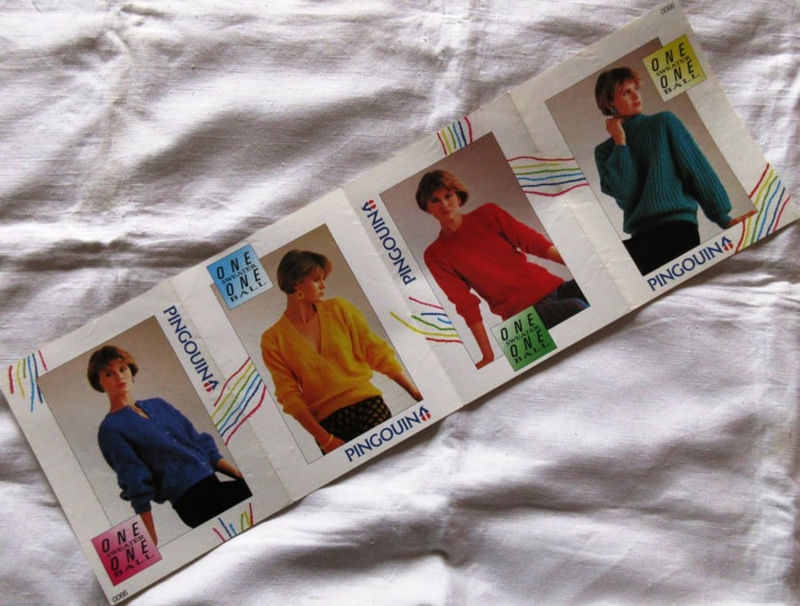 A knitting pattern for 3 women's sweaters and a... - Folksy