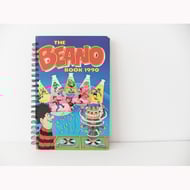 Beano 1990 notebook – upcycled journal - Folksy