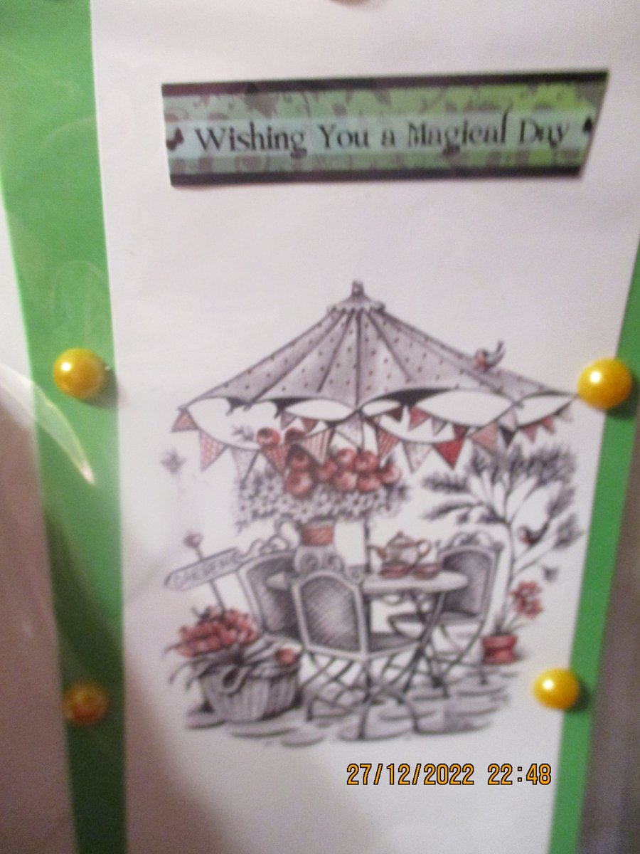 Wishing you a Magical Day Card - Folksy
