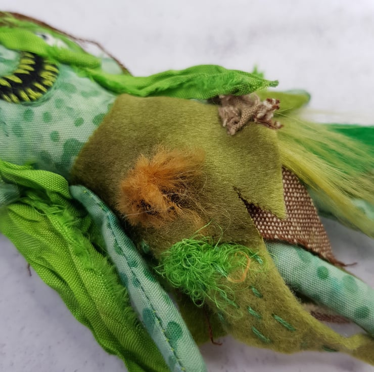 Jenny Greenteeth Miniature Art Doll - Folksy