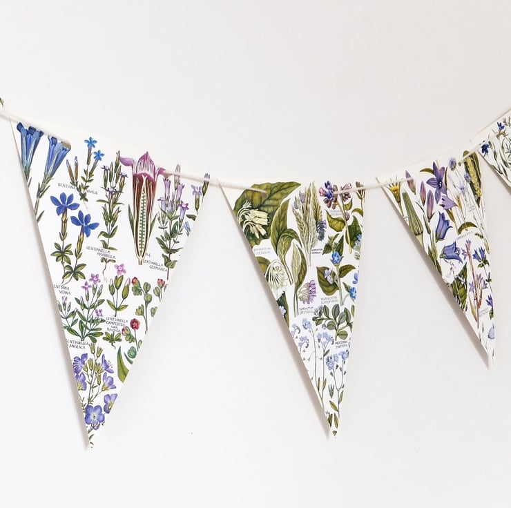 Botanical Bunting - Folksy