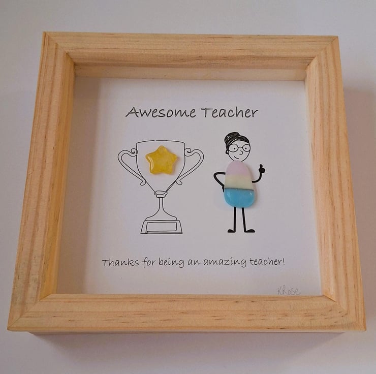 Teacher Appreciation Gift: Teacher Trophy Award - Folksy
