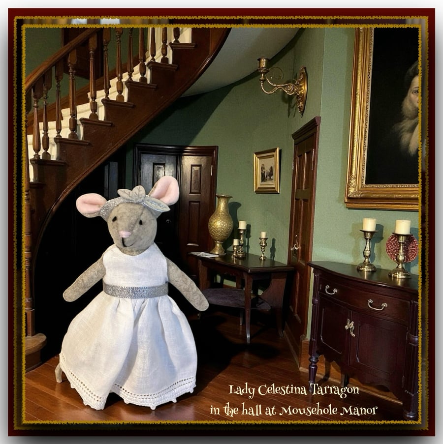 Lady Celestina Tarragon from Mousehole Manor - Folksy