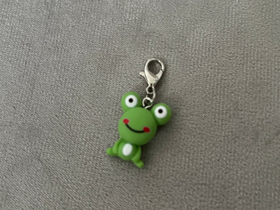 Happy Frog Stitch Marker Progress Keepers for K... - Folksy