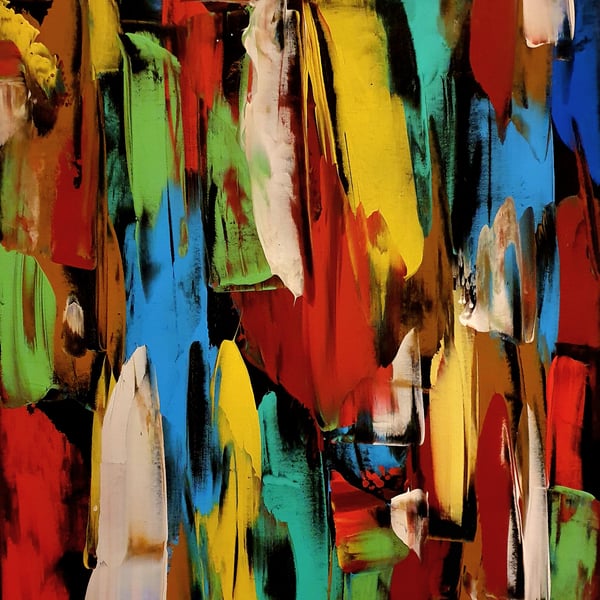 Original abstract paintings from UK artists on Folksy