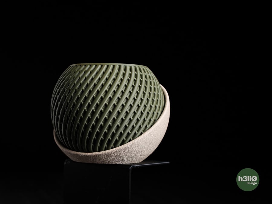 Troia Modern Minimalist Planter - Geometric 3D ... - Folksy