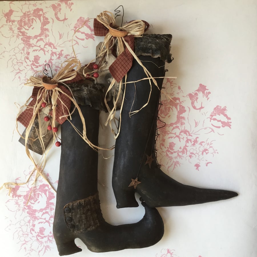 Witches Boot PDF pattern - Folksy