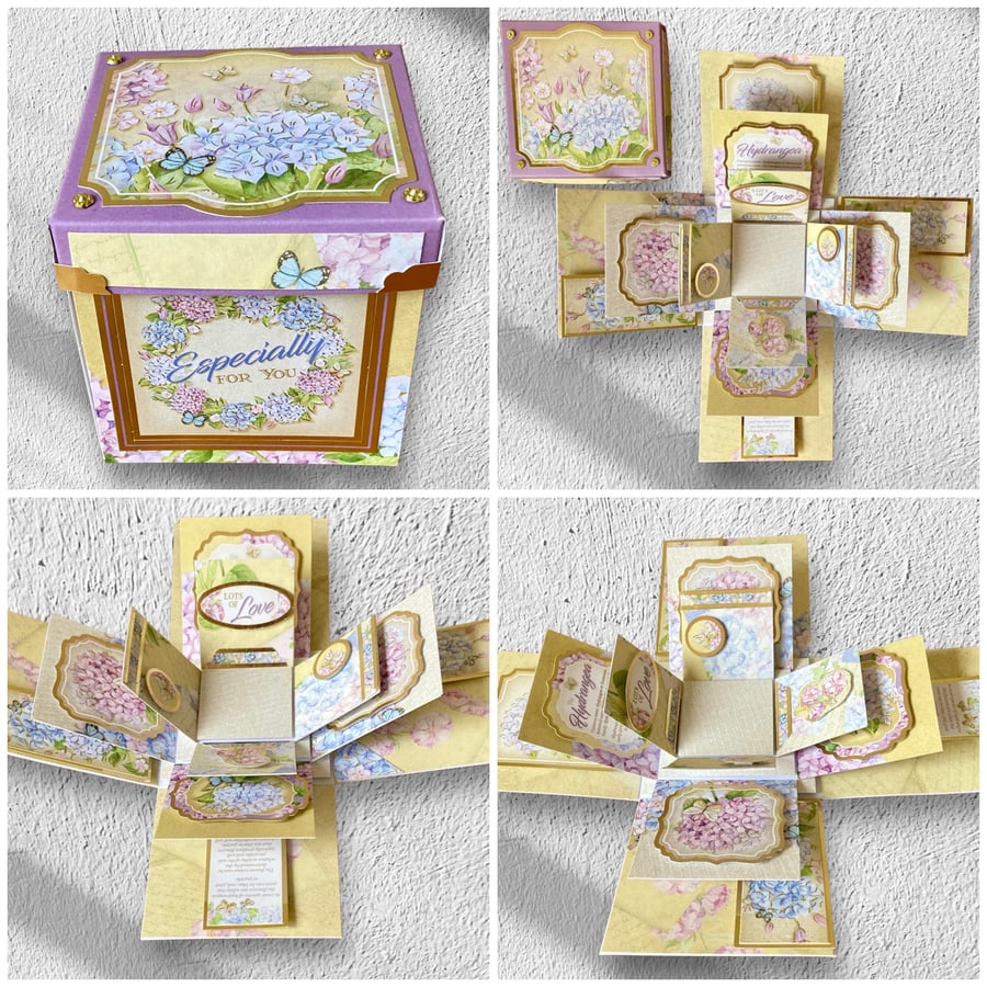Unique Box Card 3D ‘Exploding’ Special Occasion... - Folksy