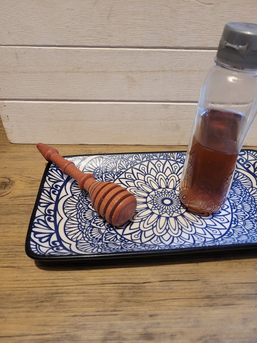 African rosewood honey dipper - Folksy