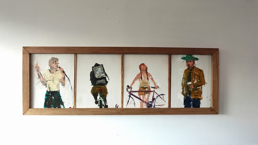 'Punk Bikes, All of Us' A Collection of 4 figur... - Folksy
