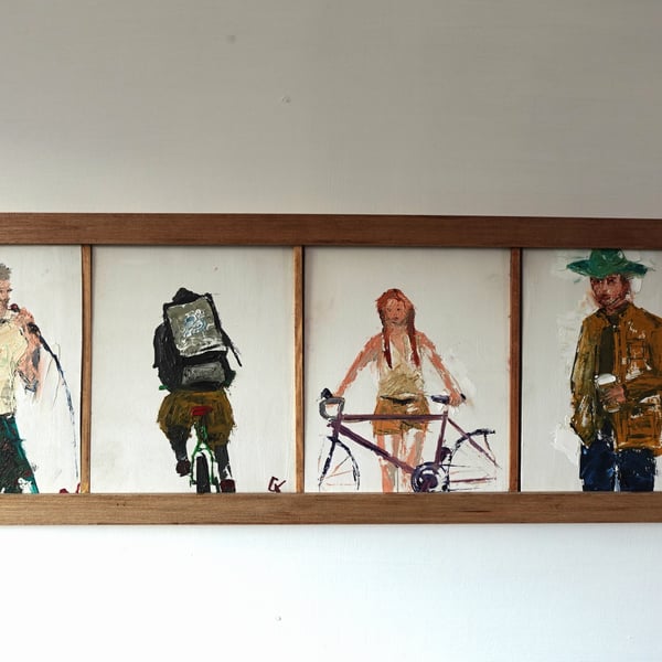 'Punk Bikes, All of Us' A Collection of 4 figur... - Folksy