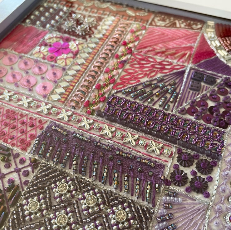 Sunset Textile Wall Art - Folksy