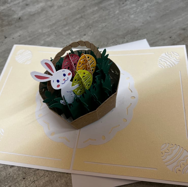 Happy Easter Pop Up Card - Folksy