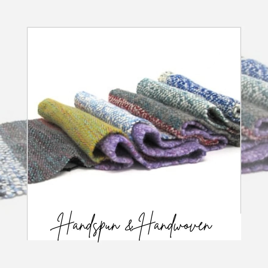 Handwoven Scarf Super Skinny Super Long - Folksy