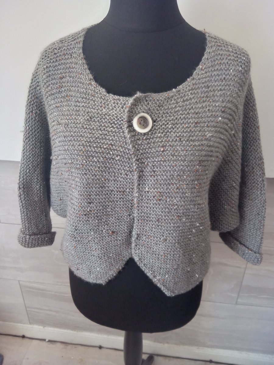 Hand knit cardigan - Folksy