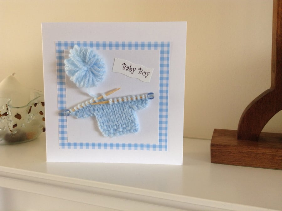 Baby Boy Card - Folksy