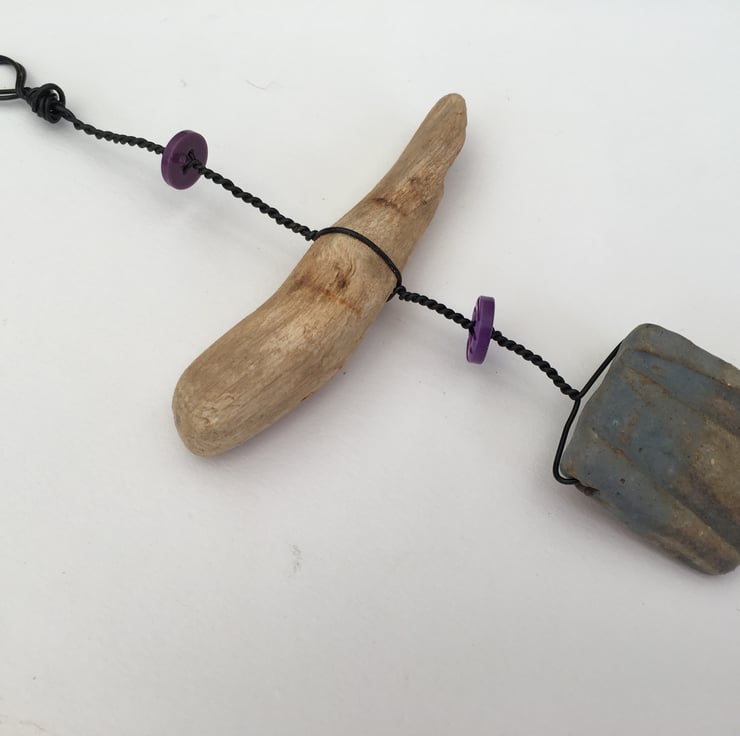 Driftwood ceramic hanger, pottery, gift idea, h... - Folksy